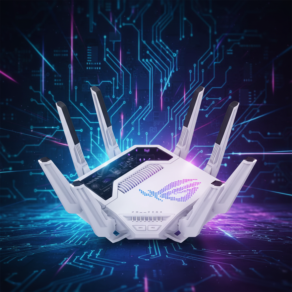 ASUS ROG Rapture GT-BE19000AI Wi-Fi 7 FlashRouter | VPN-Ready, Pre ...