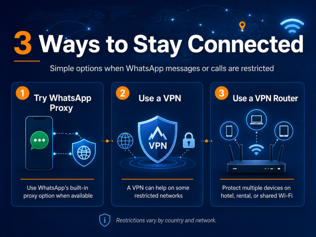 How to Use WhatsApp When It’s Blocked Abroad